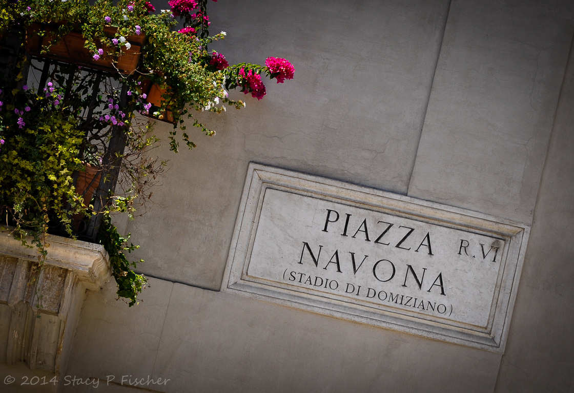 Classic Rome Street Sign | Visual Venturing
